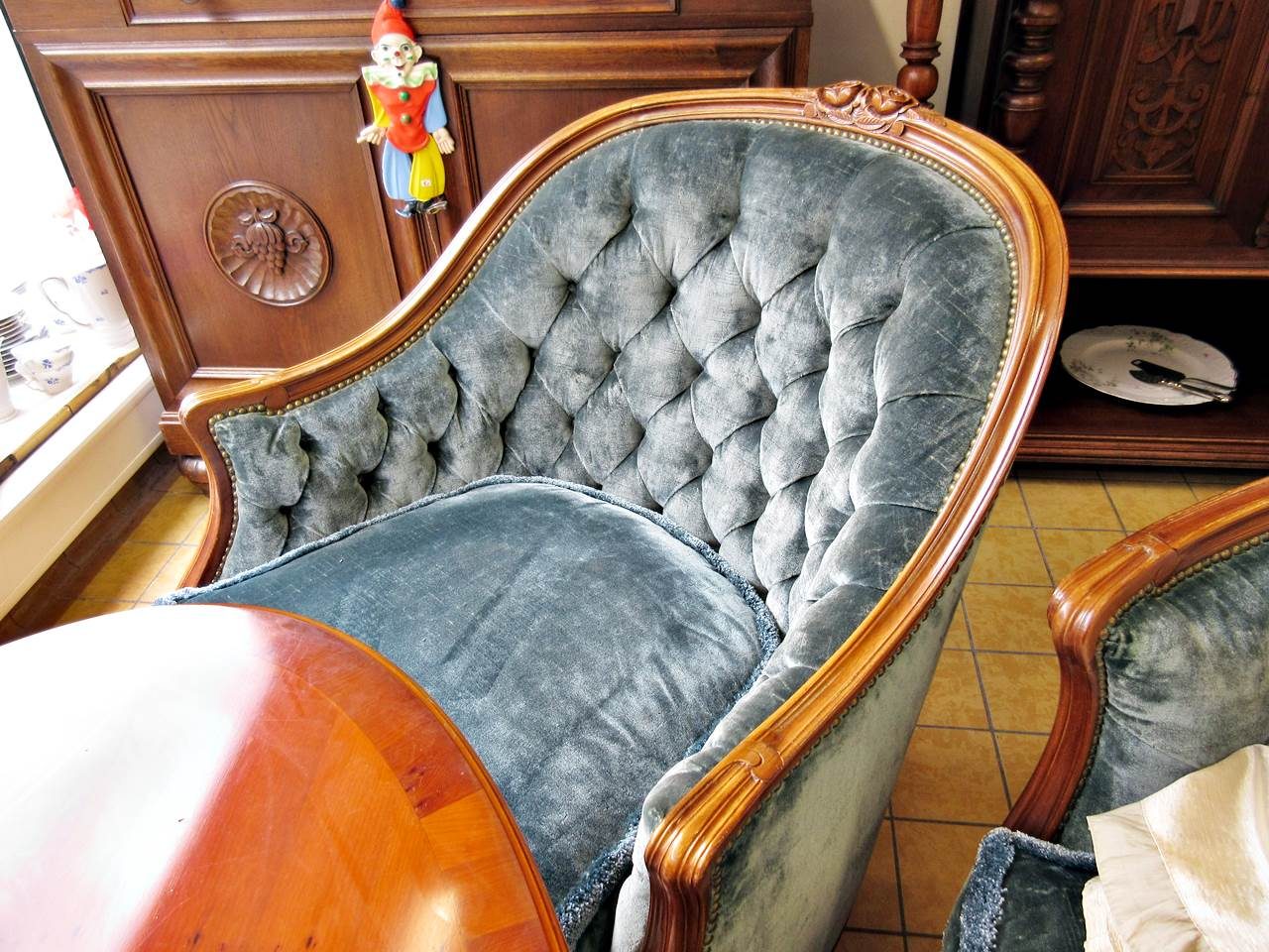 Chippendale Stilmöbel Sitzgruppe Sofa Sessel | Trödel Oase Secondhand Möbel Antik